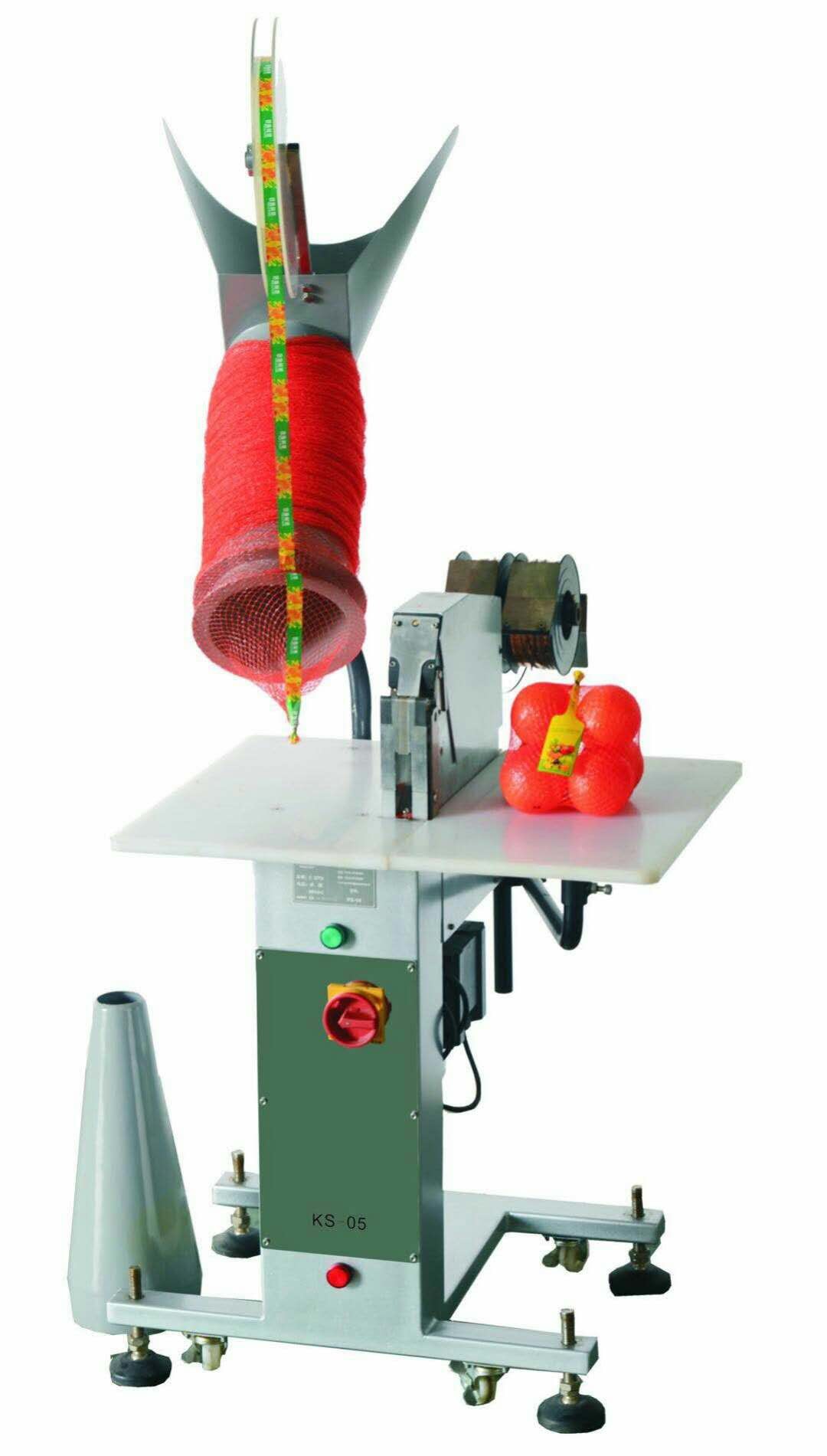 Handle Mesh Bags Potato Packing Equipment For 1kg - 5kg , Semi - Automatic